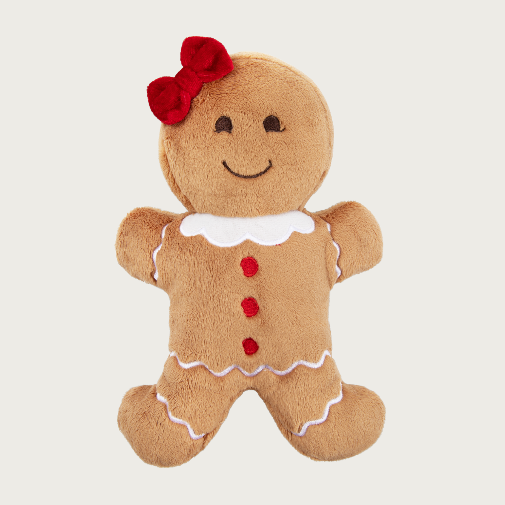 FLUFF & TUFF Judy Gingerbread Dog Toy – Wet Nose