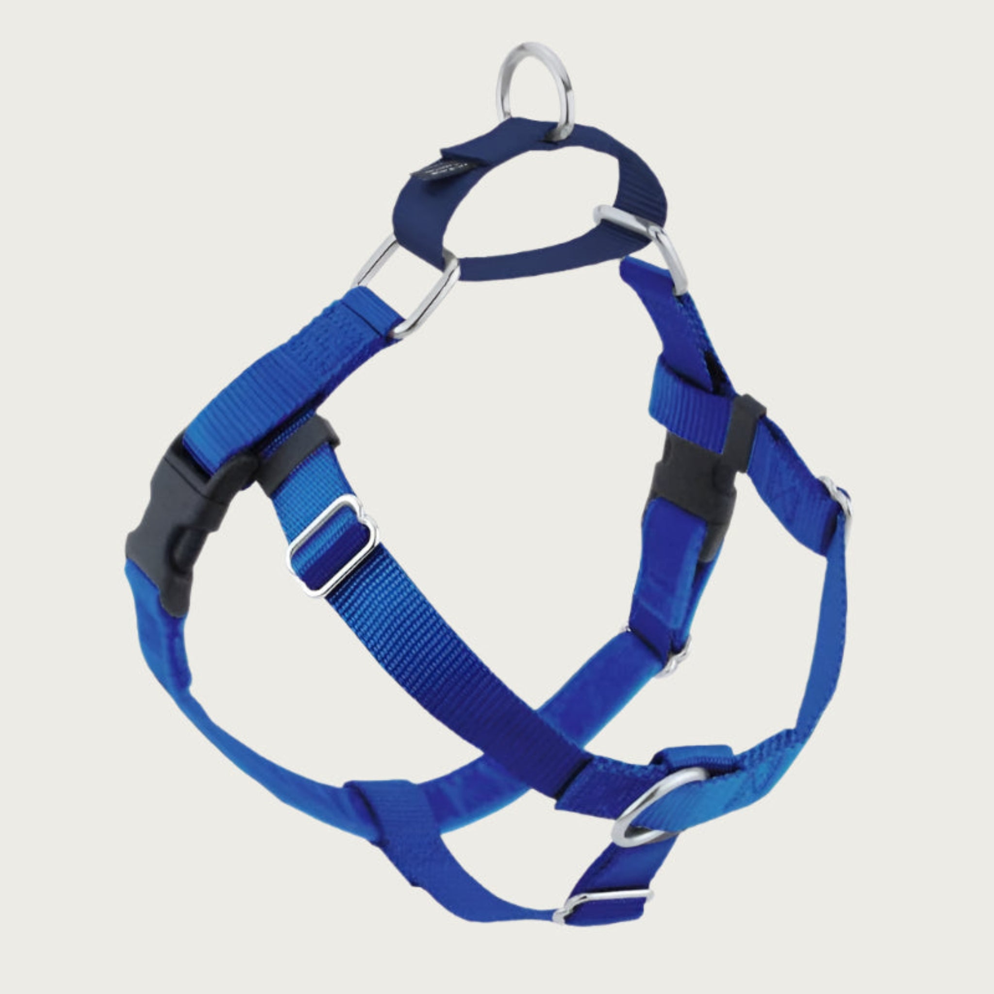 2 HOUNDS DESIGN Freedom No-Pull Dog Harness – Royal Blue – Wet Nose